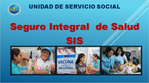 Seguro Integral de Salud SIS – Oficina de Bienestar Universitario