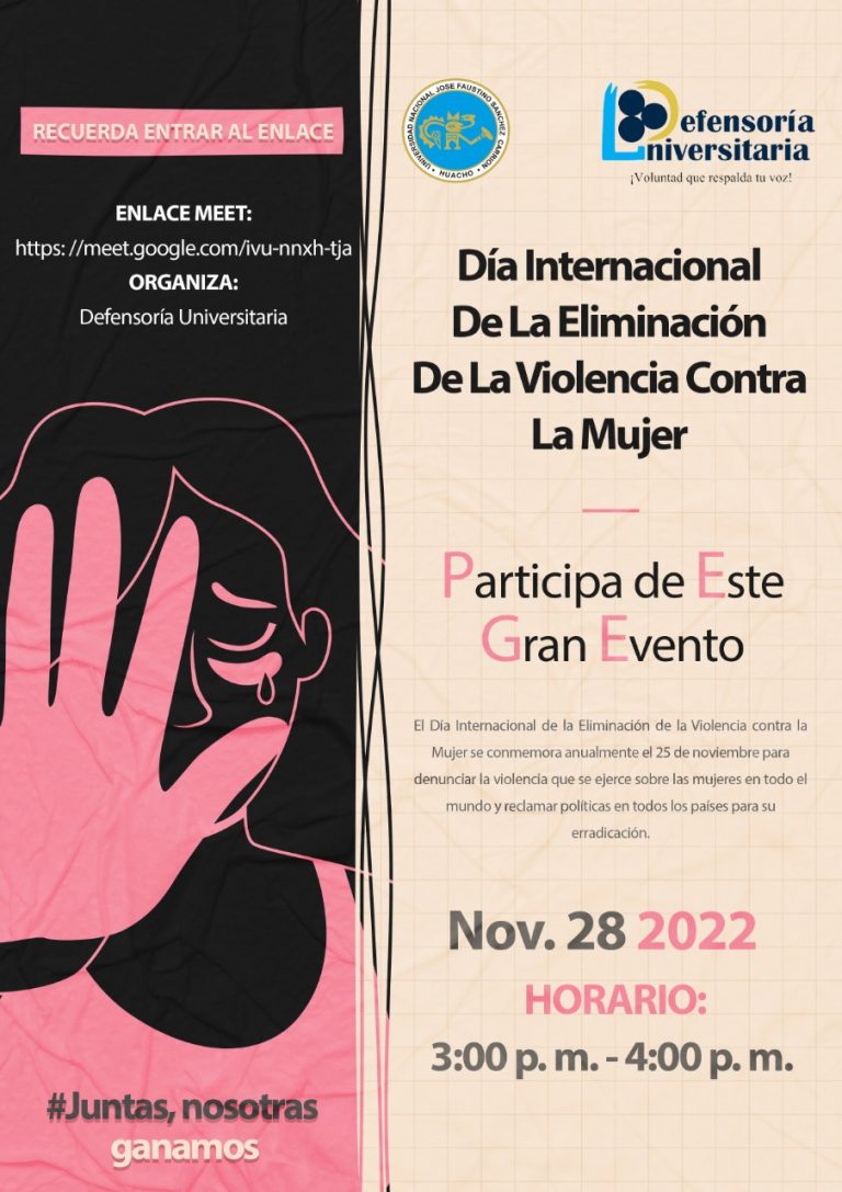 Charla “dÍa Internacional De La EliminaciÓn De La Violencia Contra La